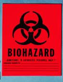Medical Action Infectious Waste Bag, Red, 3 Gallon, 14.5" x 19", 20 ...