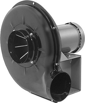 McMaster High-Output Blower with Round Outlet, 1000 CFM @ 5 in. of ...