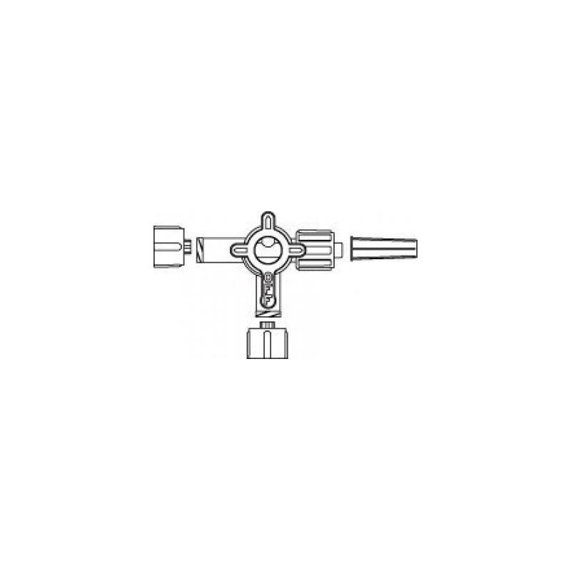 Medex 3-way Hi-Flo Stopcock with Swivel Male Luer Lock, 50/Bx - Medex ...