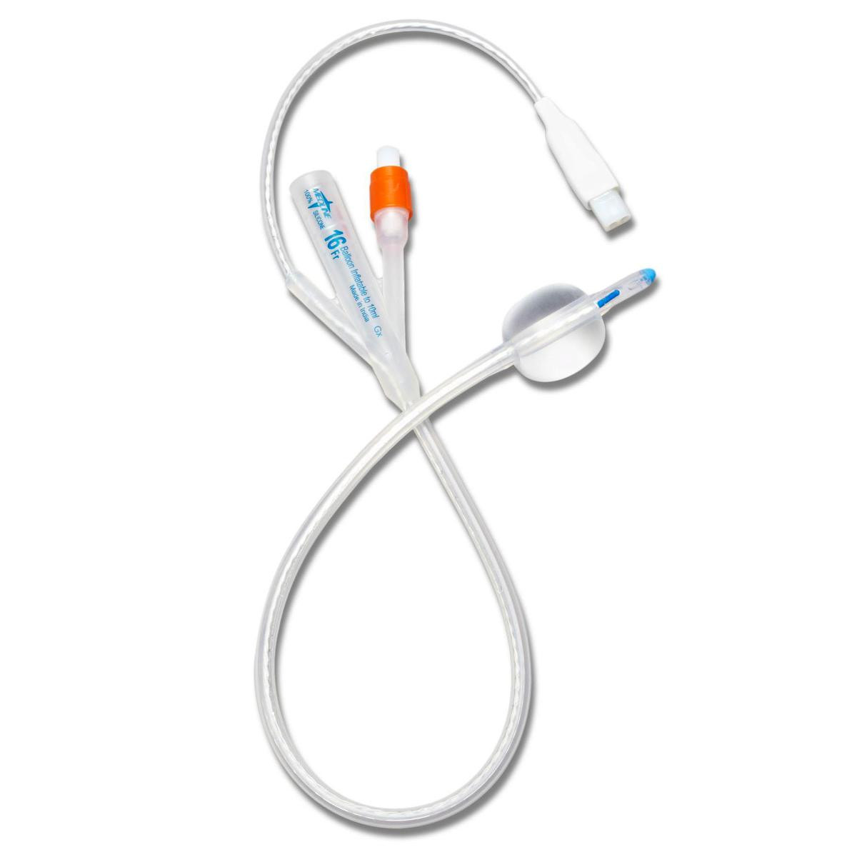 Temperature Sensing Foley Catheters, 16 Fr, 10ML, 10/Case - Medex Supply