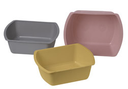 Medline Rectangular Wash Basins, Gold, 50/cs - Medex Supply