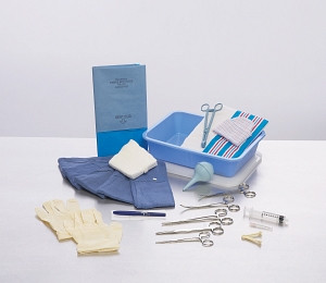 Medline Sterile Emergency Birthing Tray, 6/cs - Medex Supply