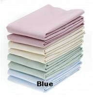 Medline T180 Solid Color Flat Sheets, Domestic, 66X108, Blue, 24/cs ...