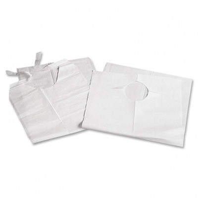 Medline Disposable Waterproof Plastic Bibs, 15" x 20", 500/cs - Medex ...