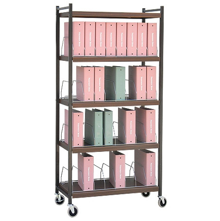 Omnimed Standard Big Beam Vertical Open Chart Rack, 5 Shelves, 32 ...