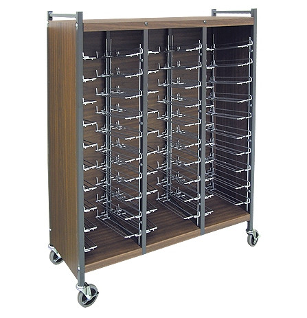 Omnimed Standard Horizontal Cabinet Chart Rack, 30 Binder Capacity ...