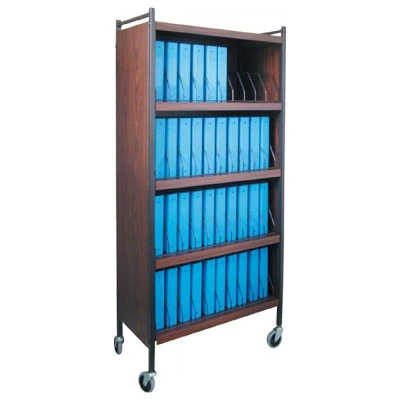Omnimed Standard Horizontal Cabinet Chart Rack, 16 Binder Capacity ...