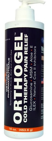Orthogel Advanced Cold Therapy Pain Relief Gel, 16 oz. Bottle with Pump ...