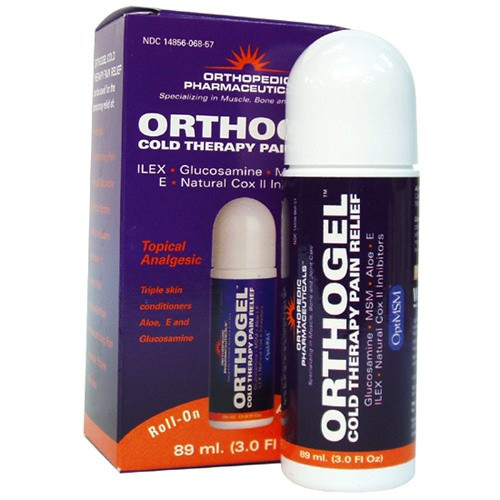 Orthogel Advanced Cold Therapy Pain Relief Gel, 3 oz. Roll on - Medex ...