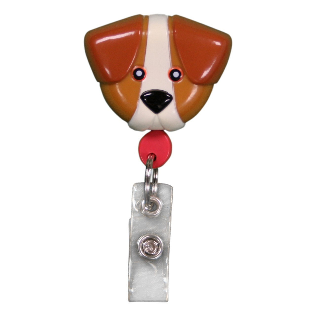 Pedia Pals Retractamal Universal Clip, Brown Dog - Medex Supply