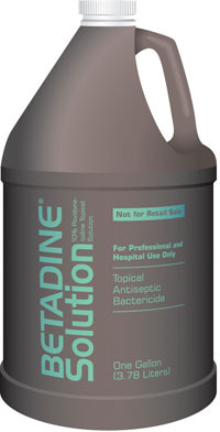 Betadine 10% Prep Solution, 1 Gallon, 4/cs - Medex Supply