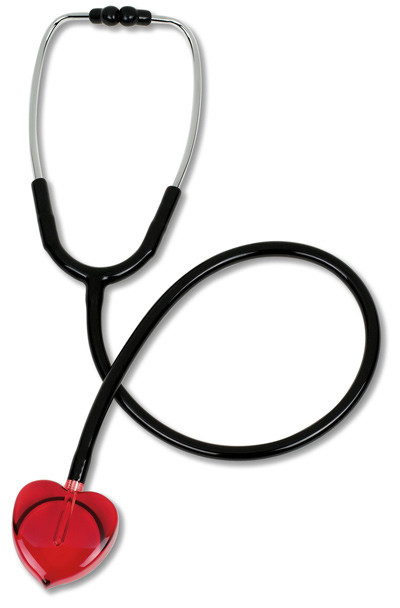 Prestige Medical Clear Sound Heart Stethoscope, Red - Medex Supply