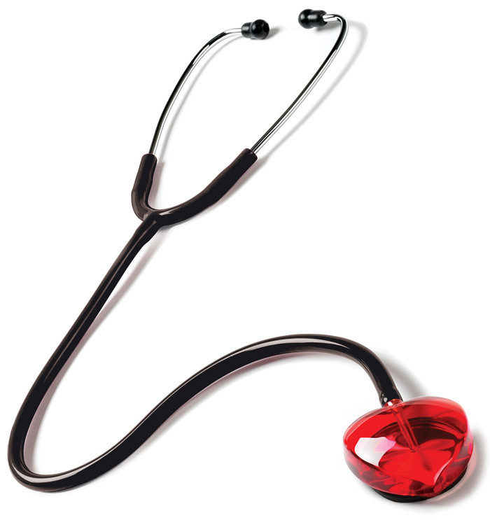 Prestige Medical Clear Sound Heart Stethoscope, Black - Medex Supply