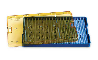 PST Microsurgical Instrument Tray with Base, Lid, and Silicone Finger ...
