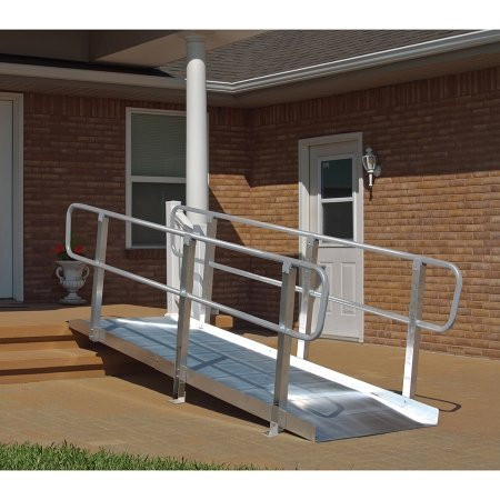 XPS936 9 ft. x 36 in. Solid Ramp With Handrails - Medex Supply
