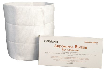 Reliamed Four Panel Abdominal Binder with Adjustable Velcro, 60"- 75 ...