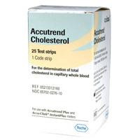 Roche Accutrend Cholesterol Test Strips, 25 per Box - Medex Supply