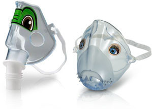 Respironics Sami the Seal Pediatric Aerosol Mask, 50/cs - Medex Supply