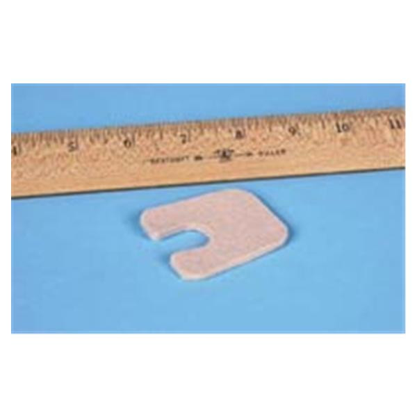 Orthopedic Pad Half Moon Felt 100/Bg - Medex Supply