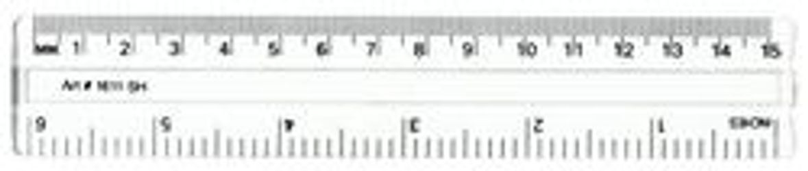 6 inch Pocket Ruler - Medex Supply