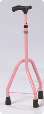 Sammons Preston WalkEasy Pediatric Tripod Cane, Pink - Medex Supply