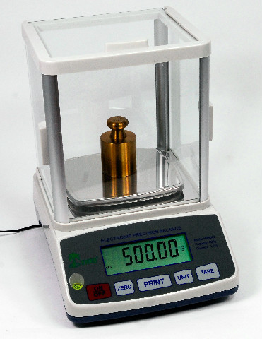 Tree High Resolution Balance Scale with Glass Draft Shield, 300G ...