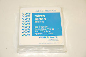 VWR Superfrost Plus Micro Slide, White, 1 mm Thickness, 72/pk - Medex ...