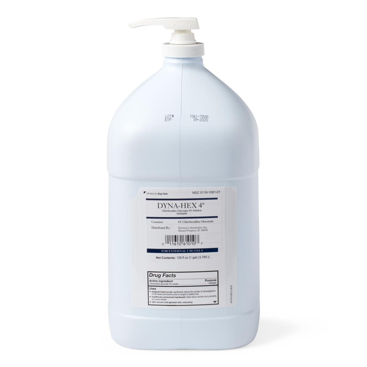 Dyna-Hex 4% CHG Liquid Surgical Scrub, 128 oz., 4/Case - Medex Supply