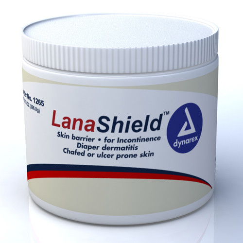Dynarex LanaShield Skin Protectant Cream, 14 oz Jar, 12/cs - Medex Supply