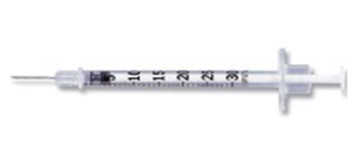 Syringe/Needle 1cc 29gx1/2" Ultra-Fine U-100 Insulin, 10/Pack - Medex ...