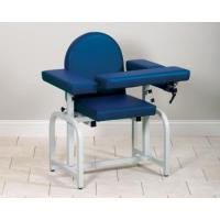 Clinton Lab X Series Blood Drawing Chair with Flip-Arm, Black - Medex ...