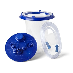 Suction Canister Semi-Rigid Liner Kit with 10' x 1/4" Tubing, 1500 - Medex Supply
