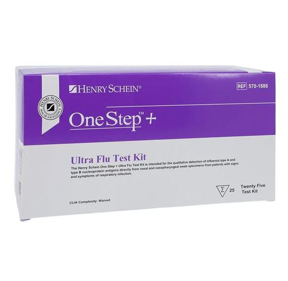 Henry Schein OneStep+ Ultra Flu A&B Test Kit - Medex Supply