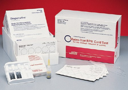 Macro-Vue RPR Rapid Plasma Reagent Card Moderately Complex 150/bx ...