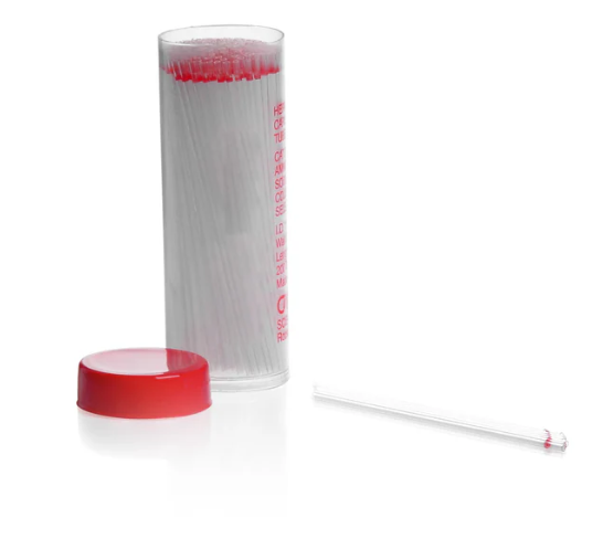 Fisherbrand Color-Coded Capillary Red Tubes Heparinized 70UL 75MM 100 ...