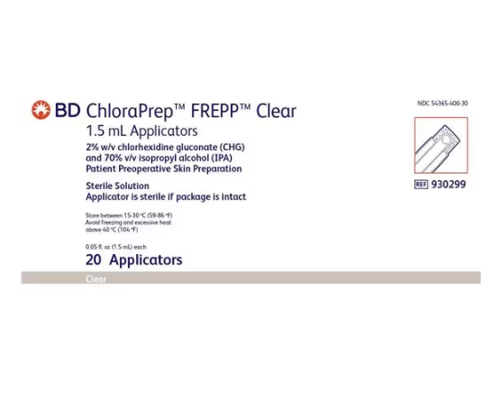 ChloraPrep Scrub Prep Applicator CHG 2%/Isopropyl Alcohol 70% - Medex ...
