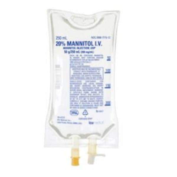 Mannitol Inj Usp 20% 250Ml, 24/Cs - Medex Supply