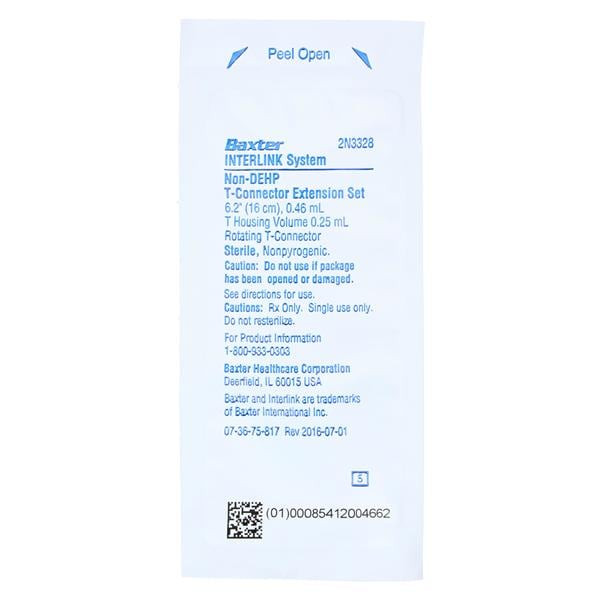 IV Extension Set 6-1/2" Interlink Injection Site M LL Adptr 50/Bx, 4 BX ...