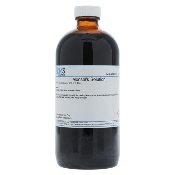 Monsel's Solution Amber Glass 16oz Bottle Ea - Medex Supply