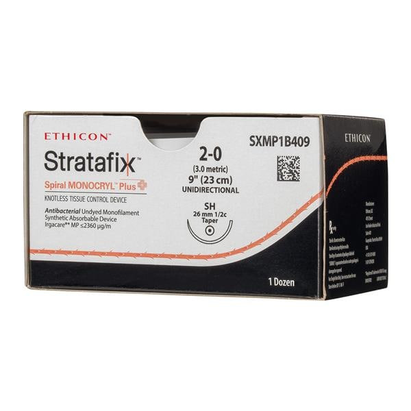 Stratafix Spiral Monocryl Plus Suture 2-0 8" Triclosan, PCL25 SH Undyd ...