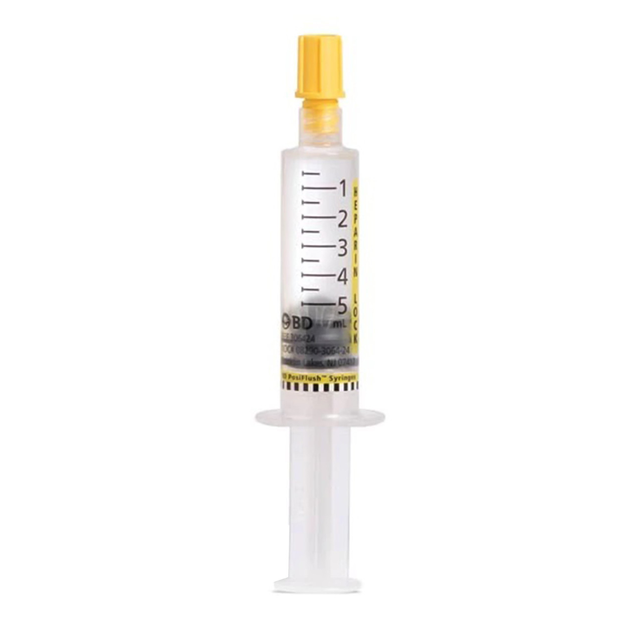 Heparin Lock Flush IV Flush Solution 100u/mL PF Prefilled Syringe 5mL ...