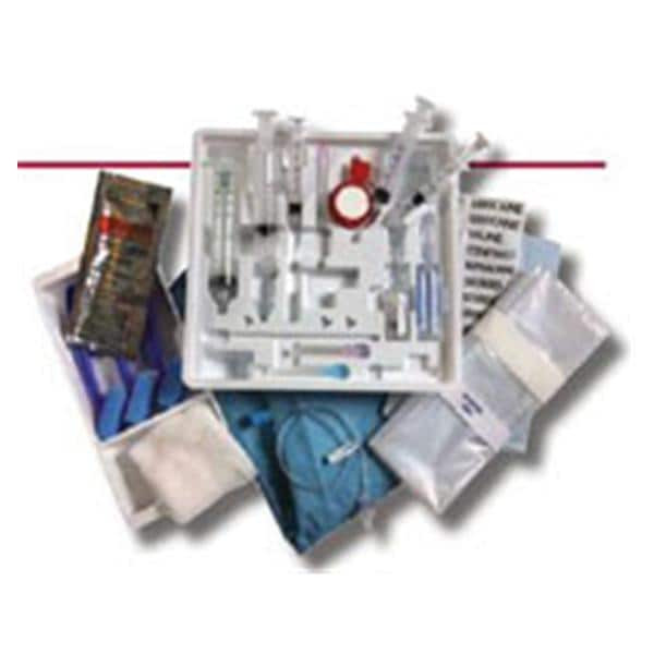 Nerve Block Support Tray Gauze/3 Prep Sponges Razor, 10/CS - Medex Supply