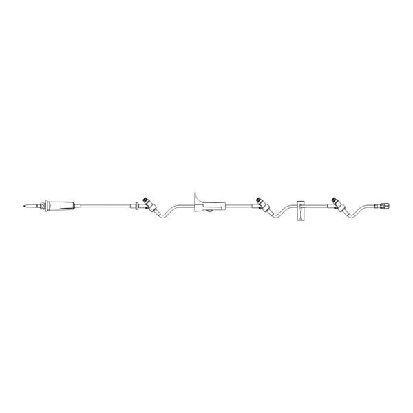 Primary IV Administration Set SafeDay Gravity 3 Ports 15 Drops / mL ...