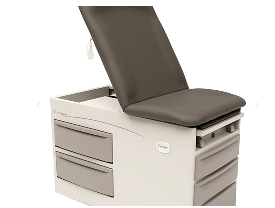 5001 – Brewer Access Exam Table w/ drawer heater & pelvic tilt - Medex ...