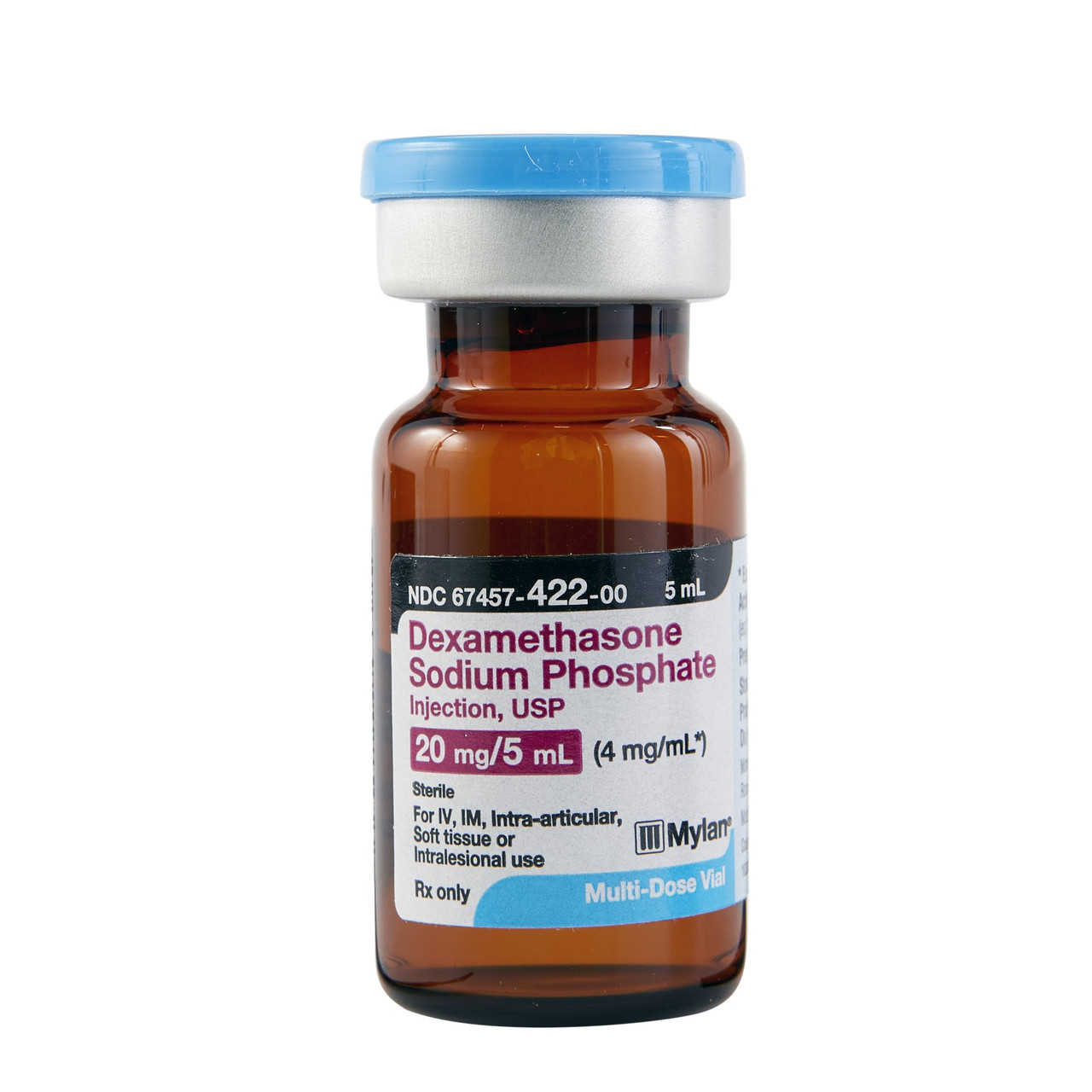 Dexamethasone Sodium Phosphate Injection 4mg/mL MDV 5mL - Medex Supply