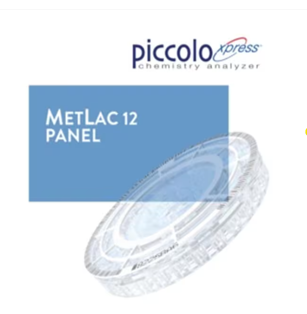 Piccolo Xpress MetLac 12 Panel Reagent Disc For Chemistry Analyzer 10 ...