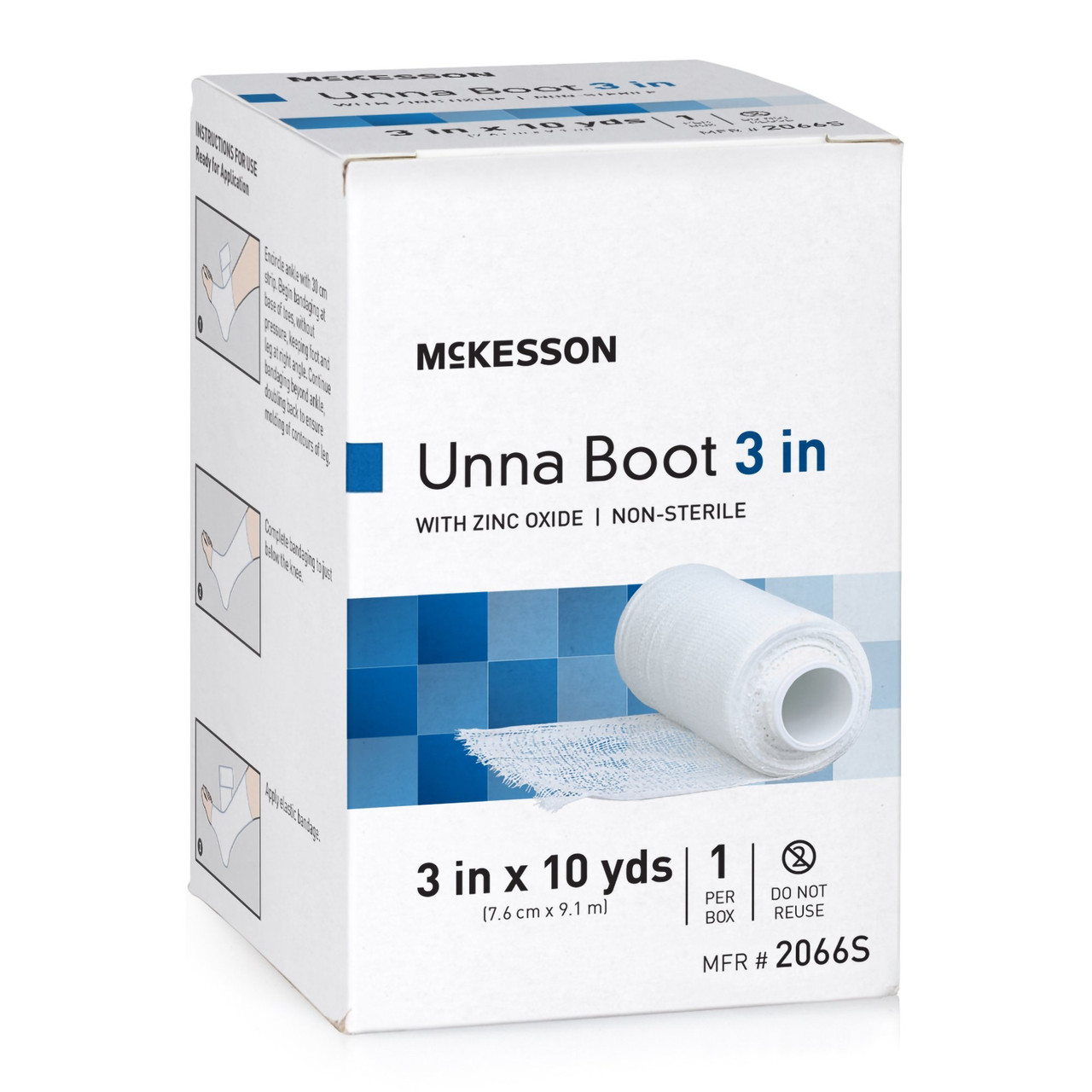 Unna Boot McKesson Zinc Oxide 3 Inch X 10 Yard - Medex Supply