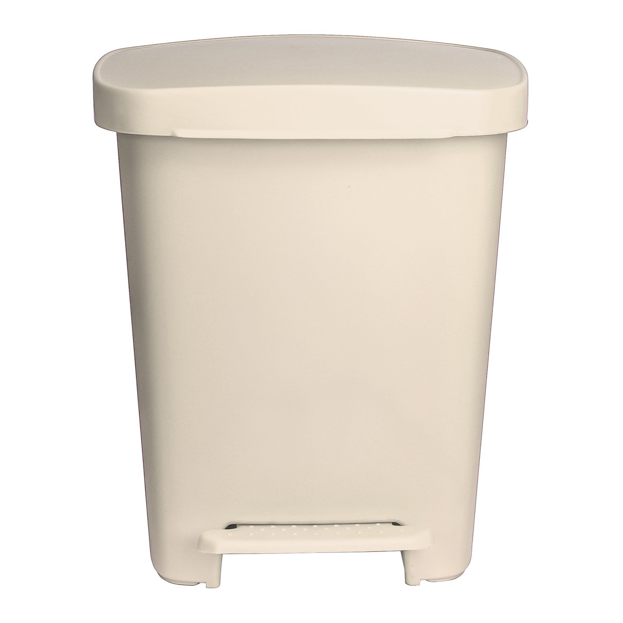 Trash Can McKesson 32 Quart / 8 gal. Beige Plastic Rectangular - Medex ...