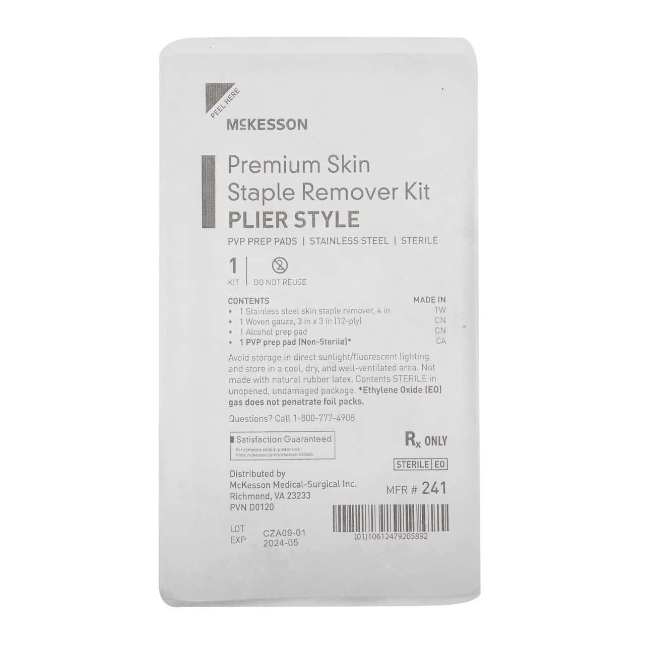 Skin Staple Removal Kit McKesson, 241 - Medex Supply