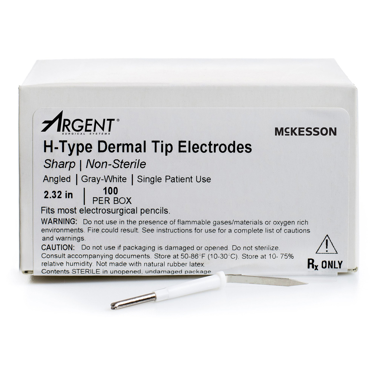 Blade Electrode McKesson NonSterile Sharp Angled Blade Tip Disposable ...